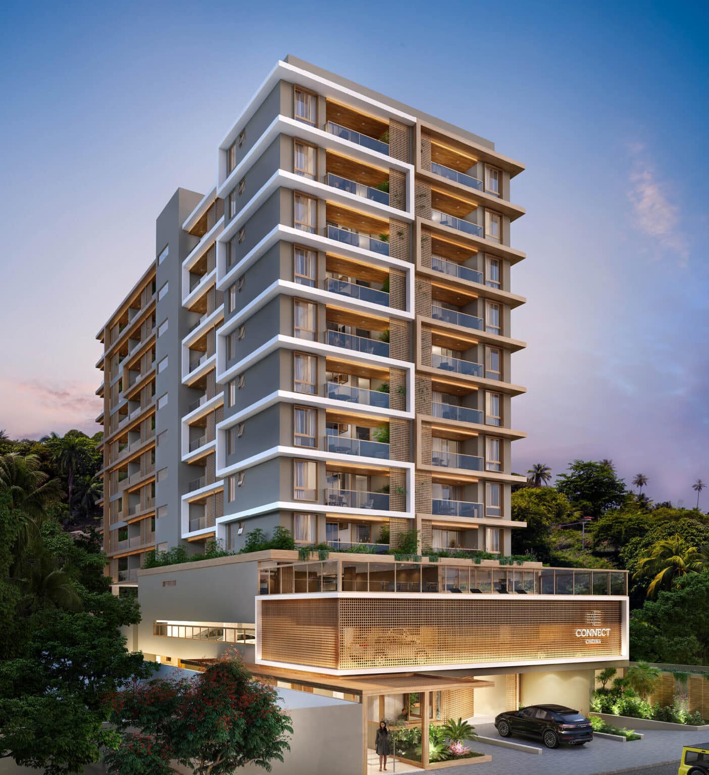 Connect Ondina, quarto e sala e 2 quartos à venda em Salvador